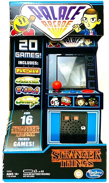 1 HASBRO GAMING Stranger Things Palace Arcade 20 Games Pac Man Galaxian ...