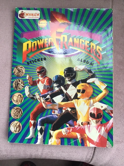 POWER RANGERS ORIGINAL Tv Show Merlin Sticker Album 1994 Complete £14. ...