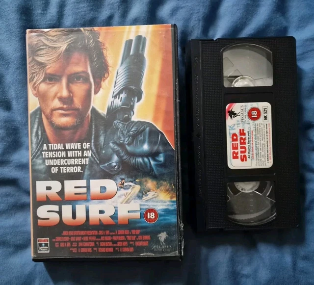 RED SURF - George Clooney - Horror - VHS [BIG BOX] £59.99 - PicClick UK