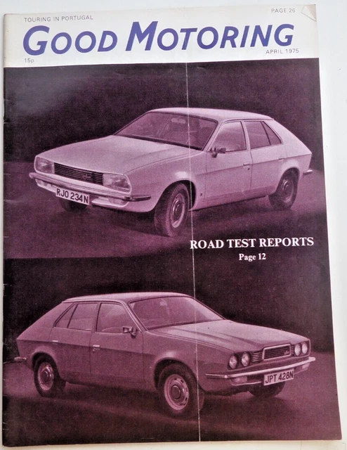 GOOD MOTORING MAGAZINE April 1975 Wolseley 6 Triumph Toledo Spitfire ...