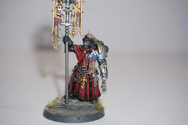 WARHAMMER 40K SPACE Marine Deathwatch Primaris Bladeguard Ancient £58. ...