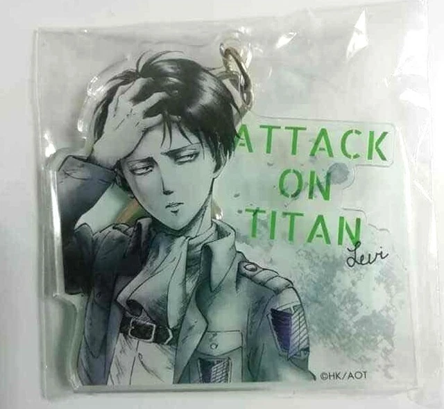 ATTACK ON TITAN Acrylic Keychain Strap Levi Ackerman WIT STUDIO Hajime ...