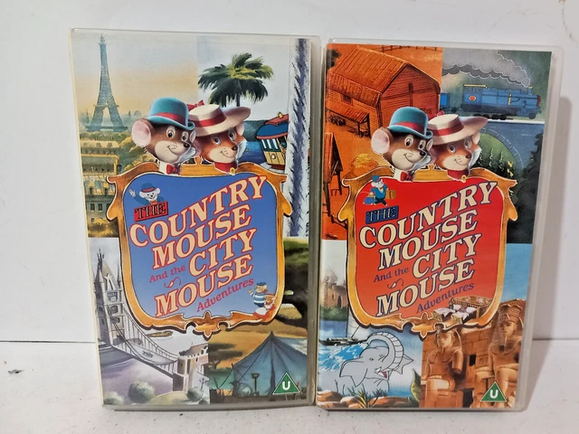 COUNTRY MOUSE AND The City Mouse Adventures Vhs video cassettes X 2 £3. ...