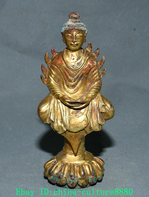 6.2 &BRONZE DES marchands antiques statue du Bouddha Amitabha Shakyamuni EUR 792,00 - PicClick FR