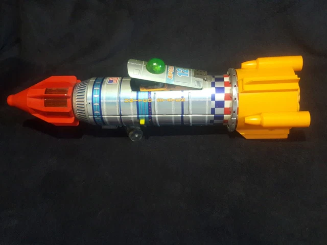 RETRO 1960S APOLLO Space Rocket.tin Plate.not working.suitable for ...