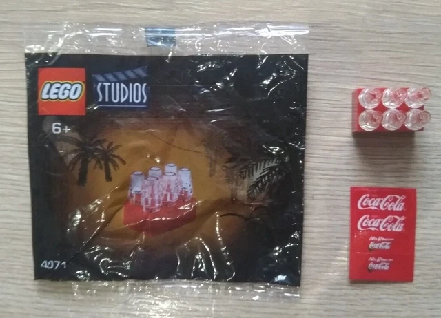 LEGO 4071 STUDIOS - Cassetta Bottiglie Coca-Cola Promotional polybag ...
