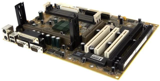 MAINBOARD BIOSTAR M6TBC Slot 1 Sdram Agp Pci Isa Atx £229.76 - PicClick UK
