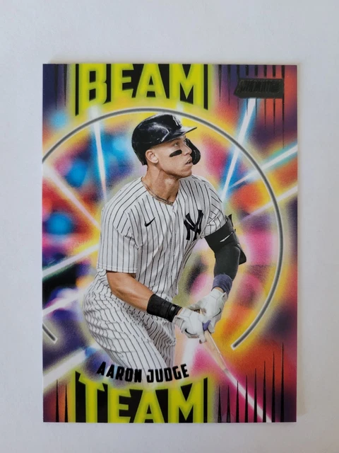 RARE AARON JUDGE 2022 Stadium Club Beam Team BLACK #d 16/25 SSP 1:5,960 ...