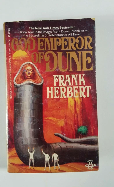 God Emperor Of Dune By Frank Herbert 1983 Berkley 5th Printing