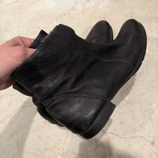 BILLY REID MENS Brown Fur Paglia Boots Size 10 Made In Italy £52.60 ...