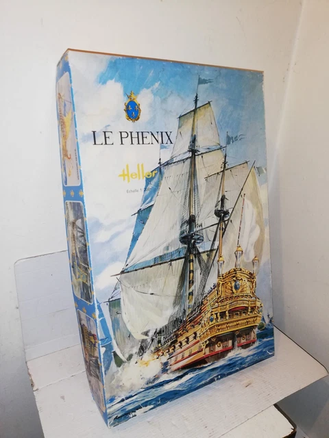 MAQUETTE HELLER Bateau Voilier Le Phenix 1/200 En Boite Jaune Neuf EUR ...