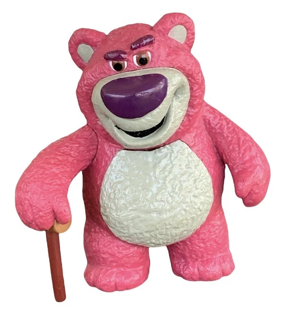 DISNEY PIXAR TOY Story Lotso Huggin Pink Bear Figure Cane Cake Topper 3 ...