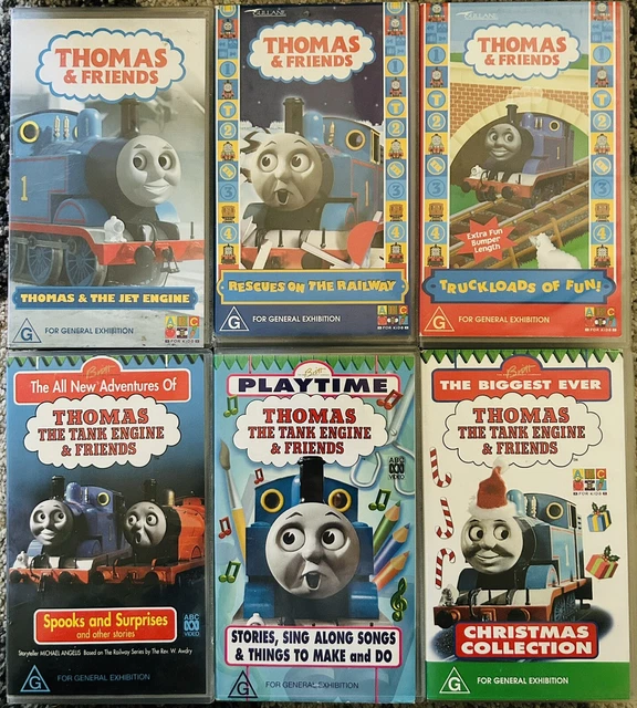 THOMAS THE TANK Engine & Friends 4 x VHS - Thomas' Christmas Party ...