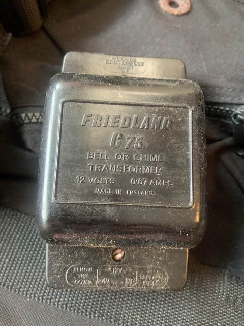 VINTAGE FRIEDLAND Door Bell Chime C75 Transformer £50.00 - PicClick UK