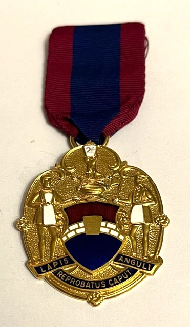 LAPIS ANGUL REPROBATUS Caput - Masonic Medal £8.00 - PicClick UK