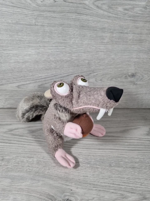 ICE AGE SCRAT Plush Soft Toy 2002 Jakks Twentieth Century Fox Squirrel ...