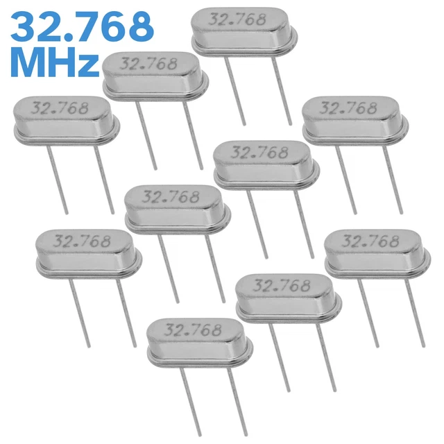 10PCS HC-49/S 32.768 MHz Quartz Crystal Resonator Piezoelectric ...