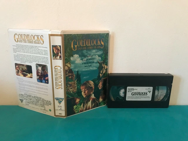 GOLDILOCKS AND THE three bears VHS tape & clamshell case $10.50 ...