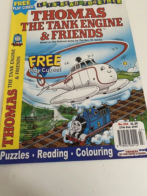 VINTAGE THOMAS THE Tank Engine & Friends Magazine 17th Feb 1999 Issue ...