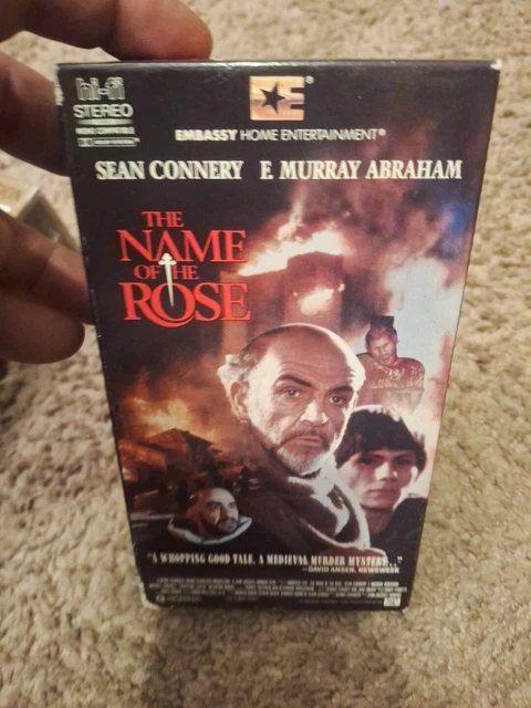 THE NAME OF the Rose VHS Sean Connery, F. Murray Abraham, Christian ...