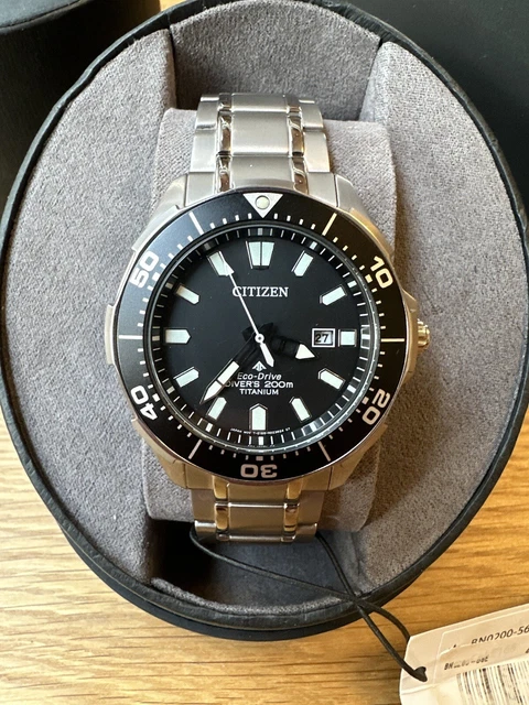 CITIZEN BN0200-56E ECO Drive Promaster Super Titanium Diver Men's Watch ...