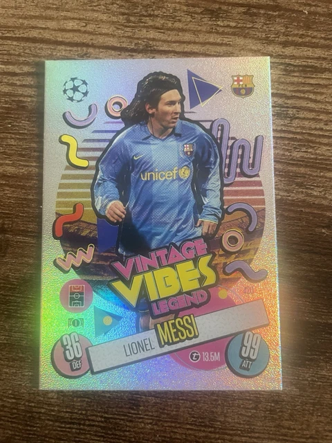 LIONEL MESSI VINTAGE Vibes Legend Match Attax 2024/2025 24/25 £0.99 ...