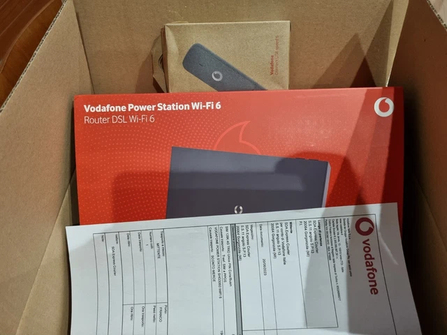VODAFONE SHG3000 1,7GBIT/S Power Station Modem Wi-Fi Router +Internet ...