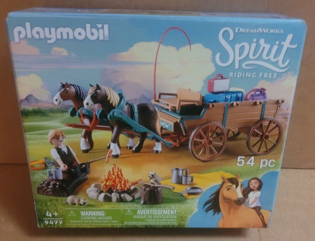 PLAYMOBIL® 9477 SPIRIT Riding Free Vater Jim mit Kutsche NEU OVP EUR 19 ...