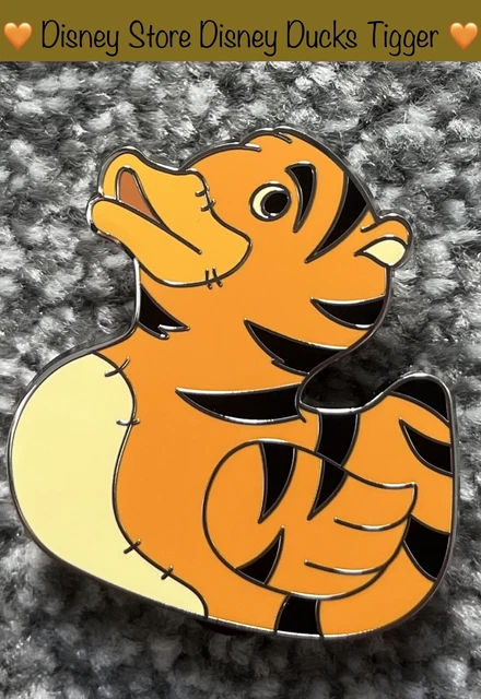 DISNEY STORE DUCKS Of Disney WINNIE THE POOH “TIGGER” Enamel Pin New £ ...