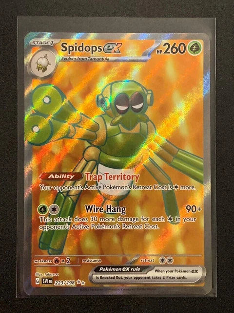 SPIDOPS EX ULTRA Rare Full Art Holo Pokemon Card (Scarlet & Violet ...