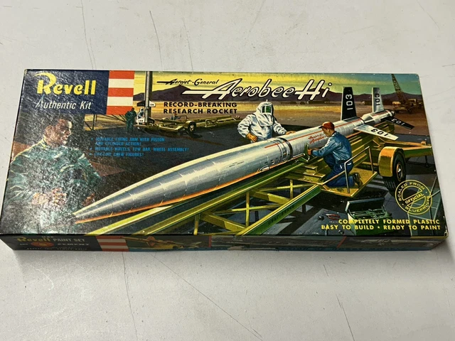 RARE VINTAGE REVELL AerobeeHI Rocket Model Kit 1958 £60.00 - PicClick UK