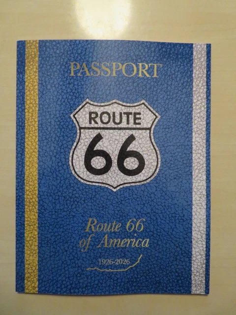 ROUTE 66 PASSPORT 1926-2026/Souvenir und Stempelheft/MOTHER ROAD/ROAD ...