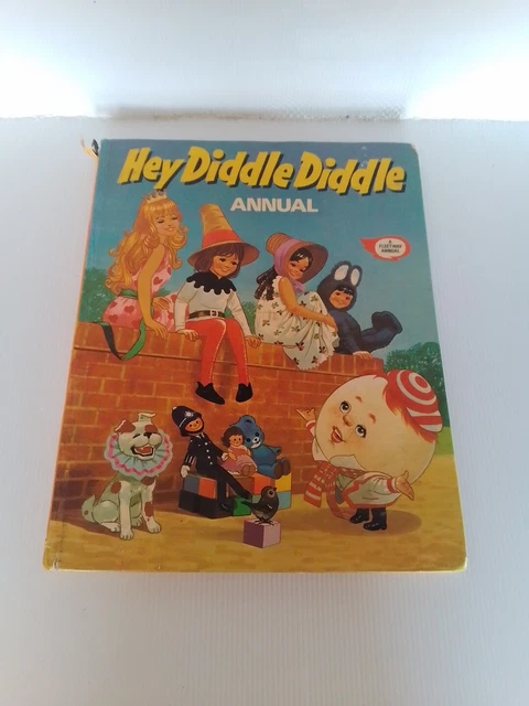 VINTAGE HEY DIDDLE DIDDLE ANNUAL 1974 A Fleetway Annual RETRO 70s ...