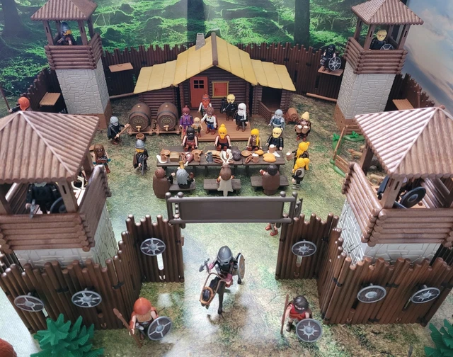 PLAYMOBIL GERMANEN SIEDLUNG Barbaren Römer Custom Figuren EUR 400,00 ...