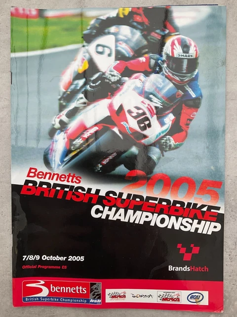 BRITISH SUPERBIKES CHAMPIONSHIP - Brands Hatch - 9 October 2005 - Race ...