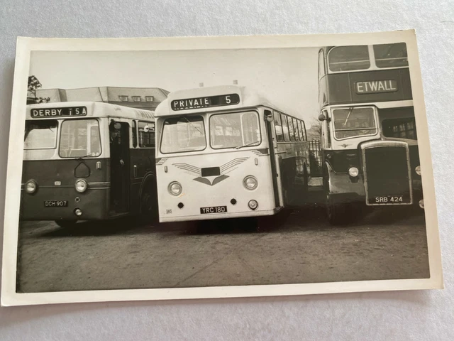 BUS PHOTO DEPOT Station Trent Coach Private Service 5 YRC 180 1963 £7. ...