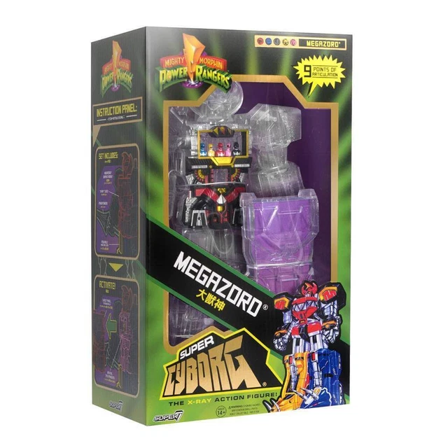 MIGHTY MORPHIN POWER Rangers Super Cyborg - MEGAZORD (Transparent) EUR ...
