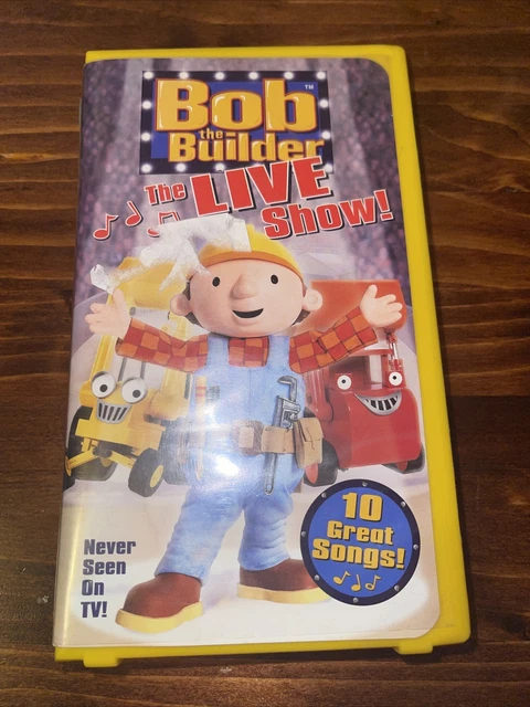 BOB THE BUILDER - The Live Show! [VHS] Very Clean Tested And Works (MS ...