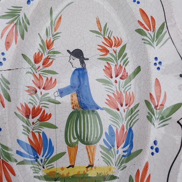 ANCIENNE FAIENCE DE Quimper Art Populaire EUR 45,00 - PicClick FR