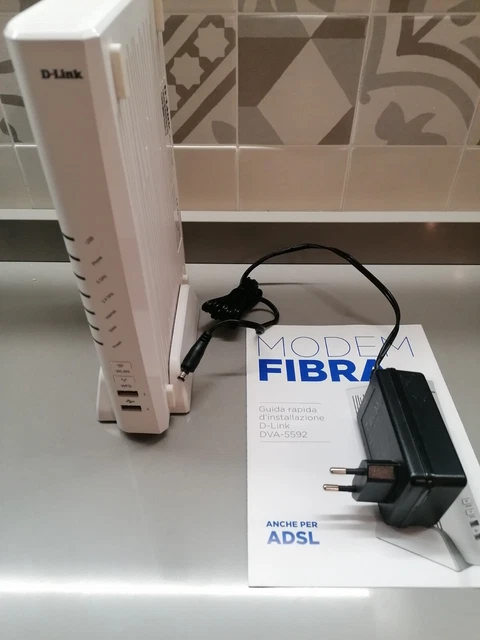 MODEM WIND TRE Infostrada Fibra 1000 Mega Router WiFi DLINK DVA5592 EUR ...