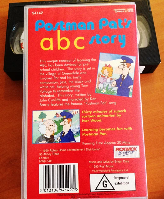 POSTMAN PAT - Postman Pat's ABC Story VHS £17.26 - PicClick UK