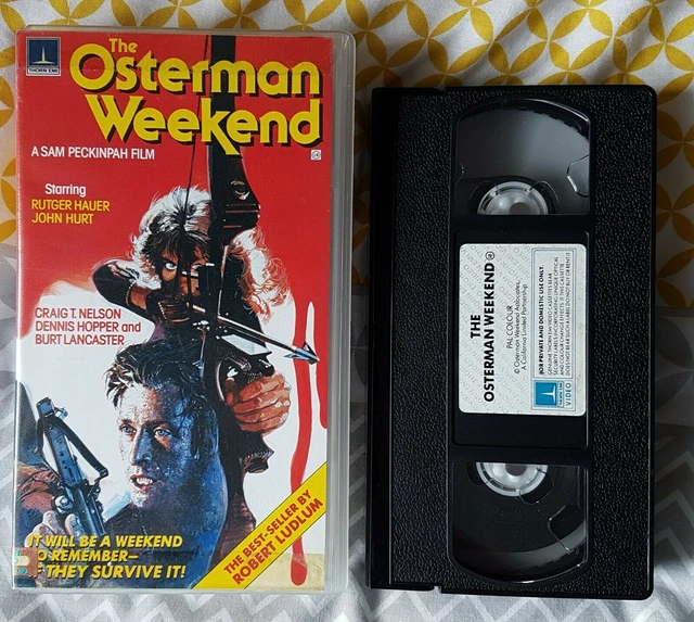 THE OSTERMAN WEEKEND (VHS) PRE CERT - Rutger Hauer + John Hurt + Chris ...
