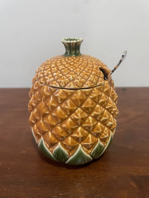 ROYAL DOULTON PRESERVE Pot: 'Pineapple Form': with Antique Hallmark ...