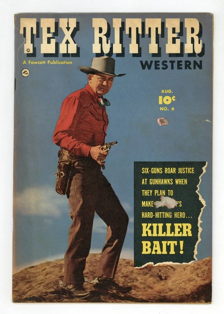 TEX RITTER WESTERN #6 GD 2.0 1951 qualité basse EUR 7,98 - PicClick FR