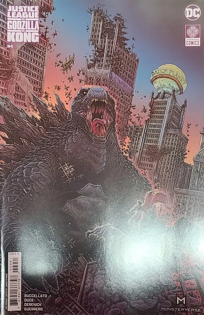 JUSTICE LEAGUE VS Godzilla Vs Kong #4 (Sur 7) Cvr E Inc Variante 1:50 ...