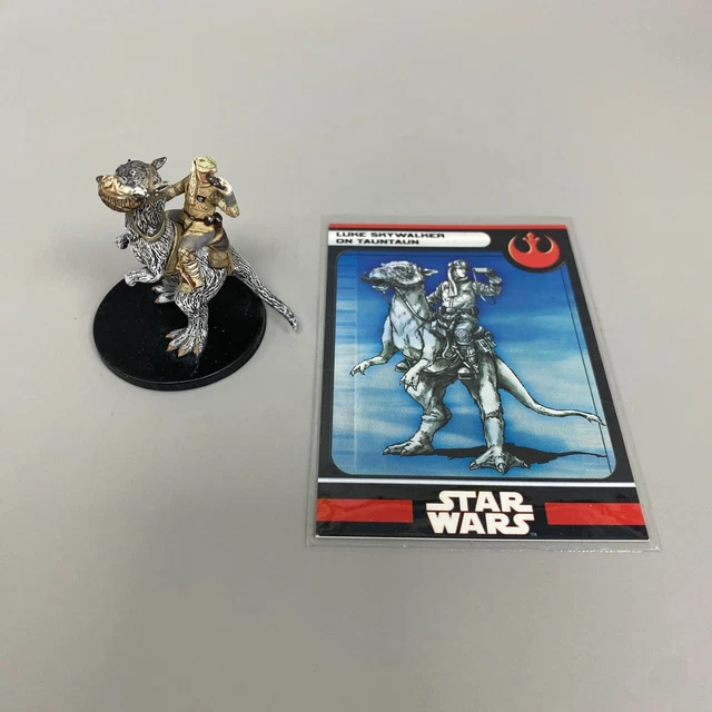 LUKE SKYWALKER ON Tauntaun Star Wars Collectable Miniatures Game Rebel ...