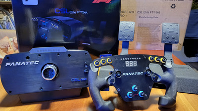 FANATEC CSL ELITE F1 Set - for PlayStation, Steering Wheel, Wheelbase ...