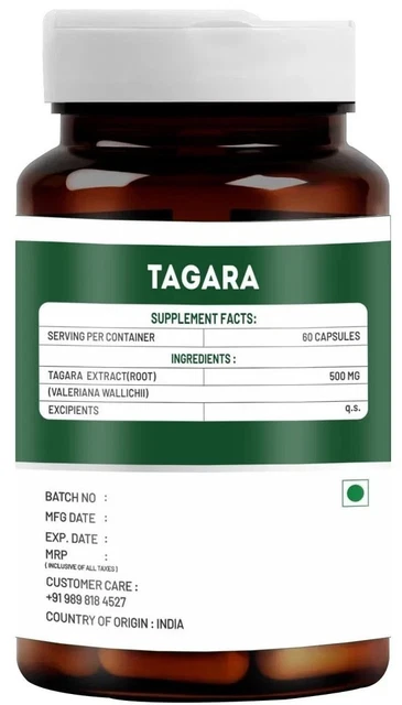 VITAWIN TAGARA FOR Sleep Wellness, Natural Herbal - 60 Capsule £22.39 ...
