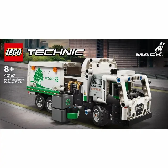 LEGO® TECHNIC 42167 Mack® LR Electric Müllwagen m. Seitenlader Garbage ...