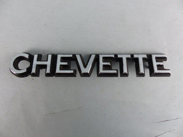 CHEVROLET BEDSIDE ANTIQUE monogram emblem logo acronym badge metal ...